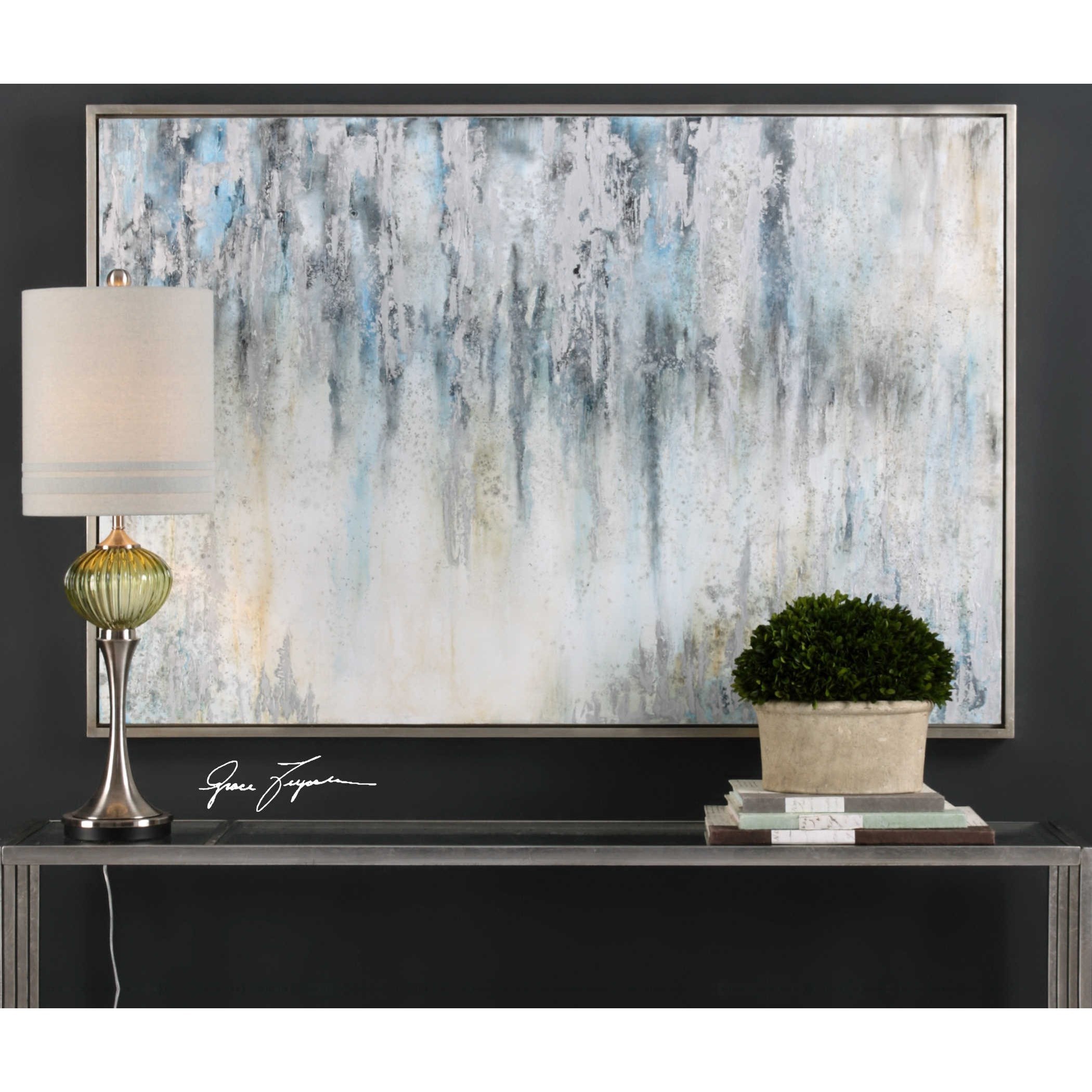 Uttermost Art Overcast Abstract Art | Wayside Furniture | Wall Decor