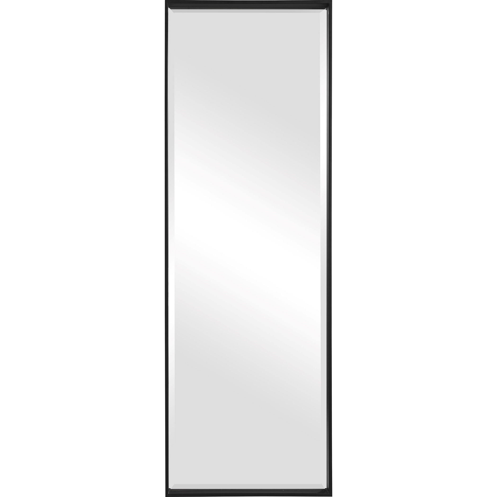 Uttermost Mirrors Kahn Oversized Black Rectangular Mirror | Mueller ...