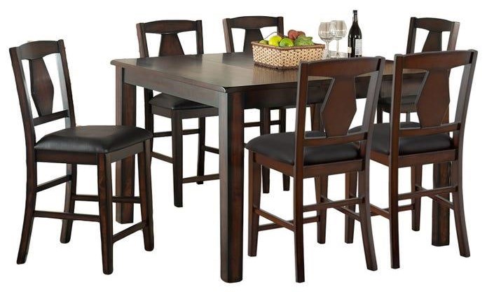 Vilo Home Tuscan Hills VH2300+6x2302 Tuscan Hills Extendable 7 Piece ...