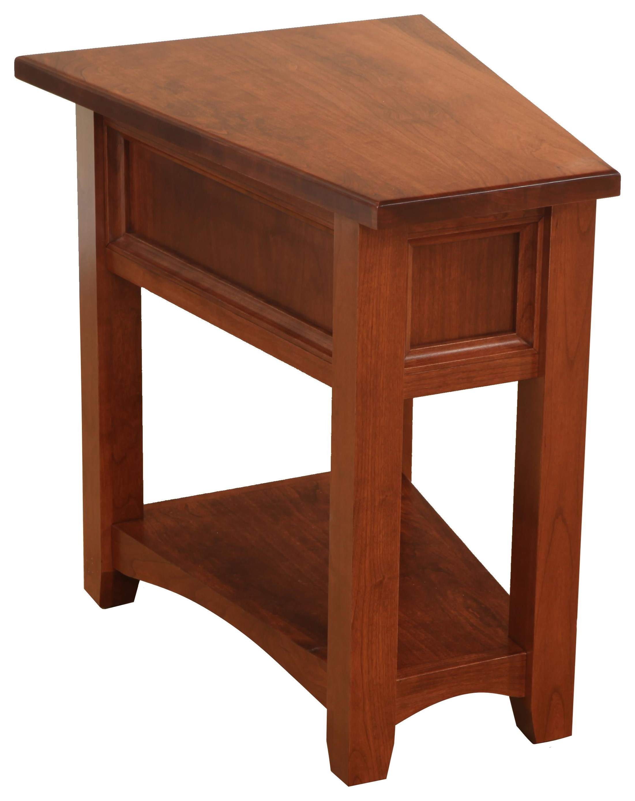 Hopewood Open Garnet Hill Wedge Table | Wayside Furniture | End Tables