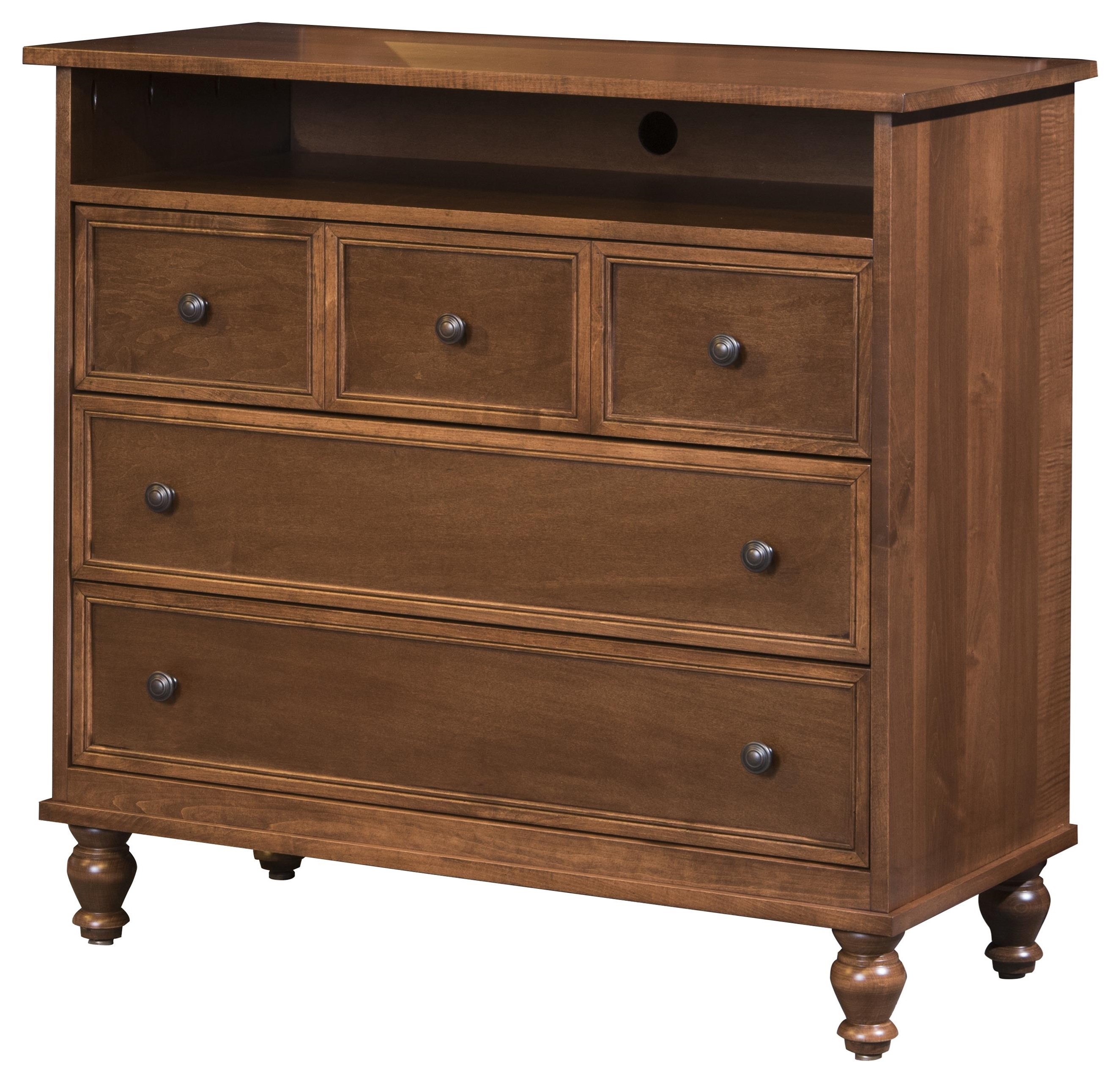 Wayside Custom Furniture Newport 3 Drawer Media Chest | Wayside ...