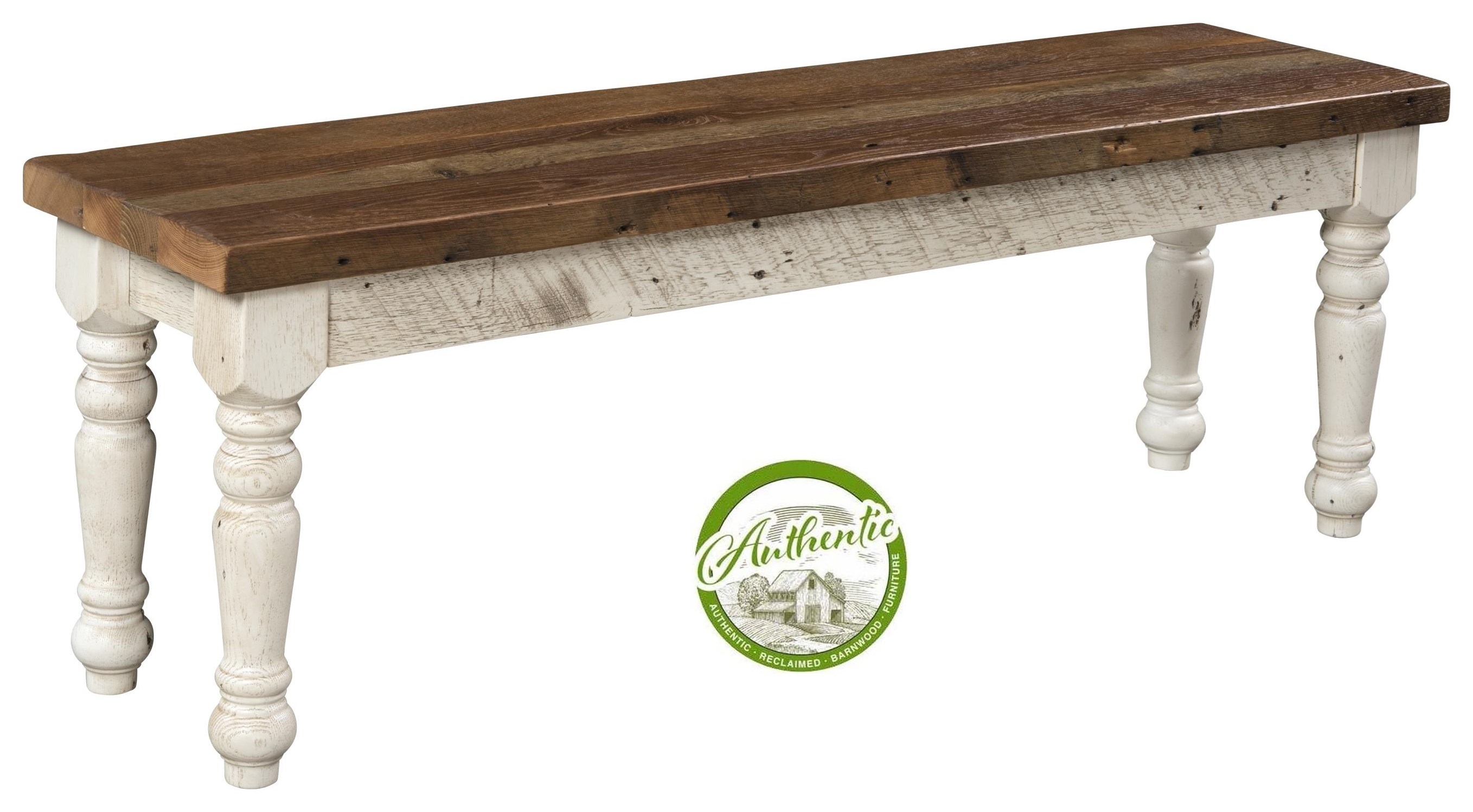 Urban Barnwood Furniture Farmhouse Reclaimed Barnwood Bench | Wayside ...
