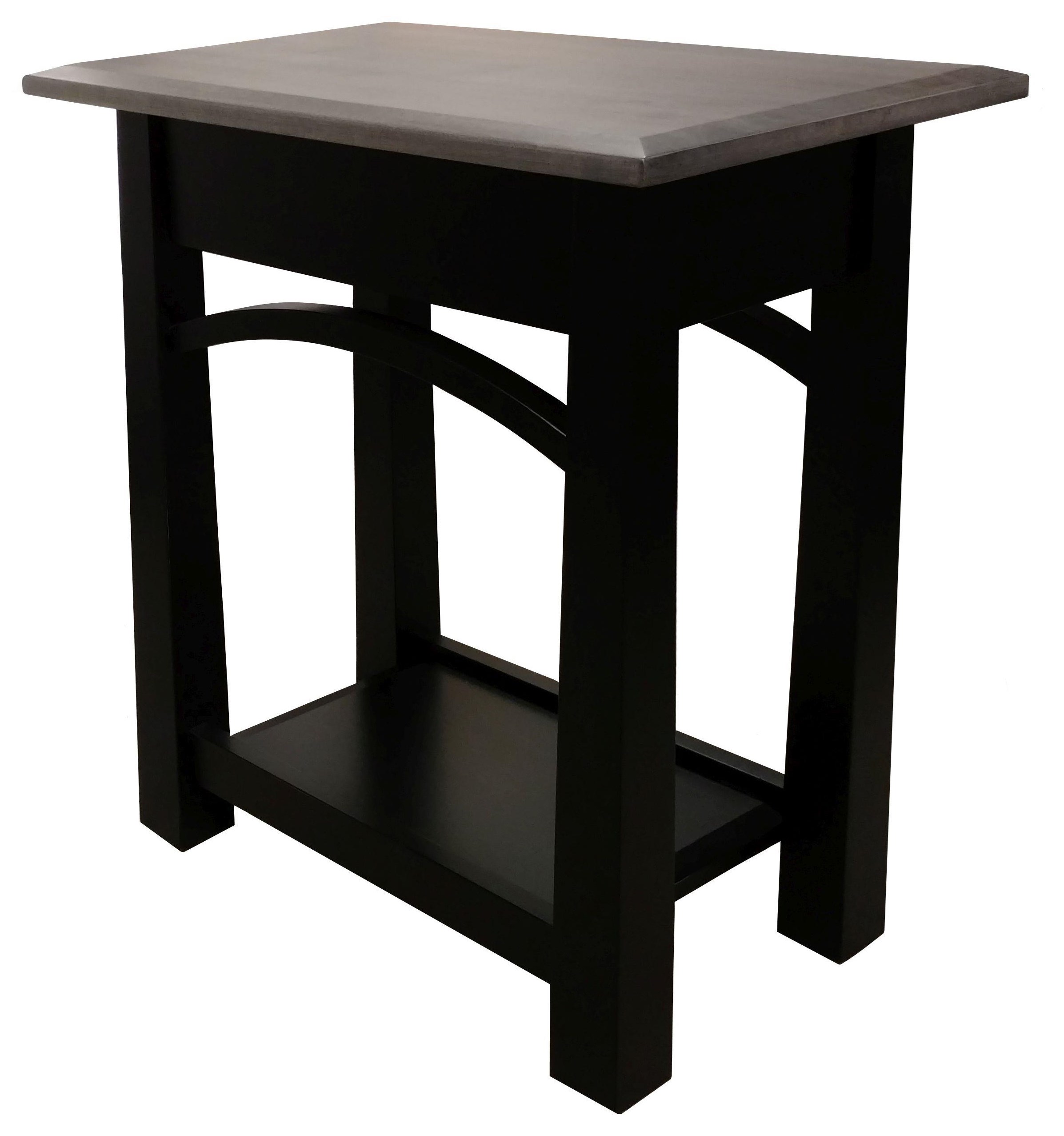 Wayside Custom Furniture Madison Bow Chairside Table | Wayside ...